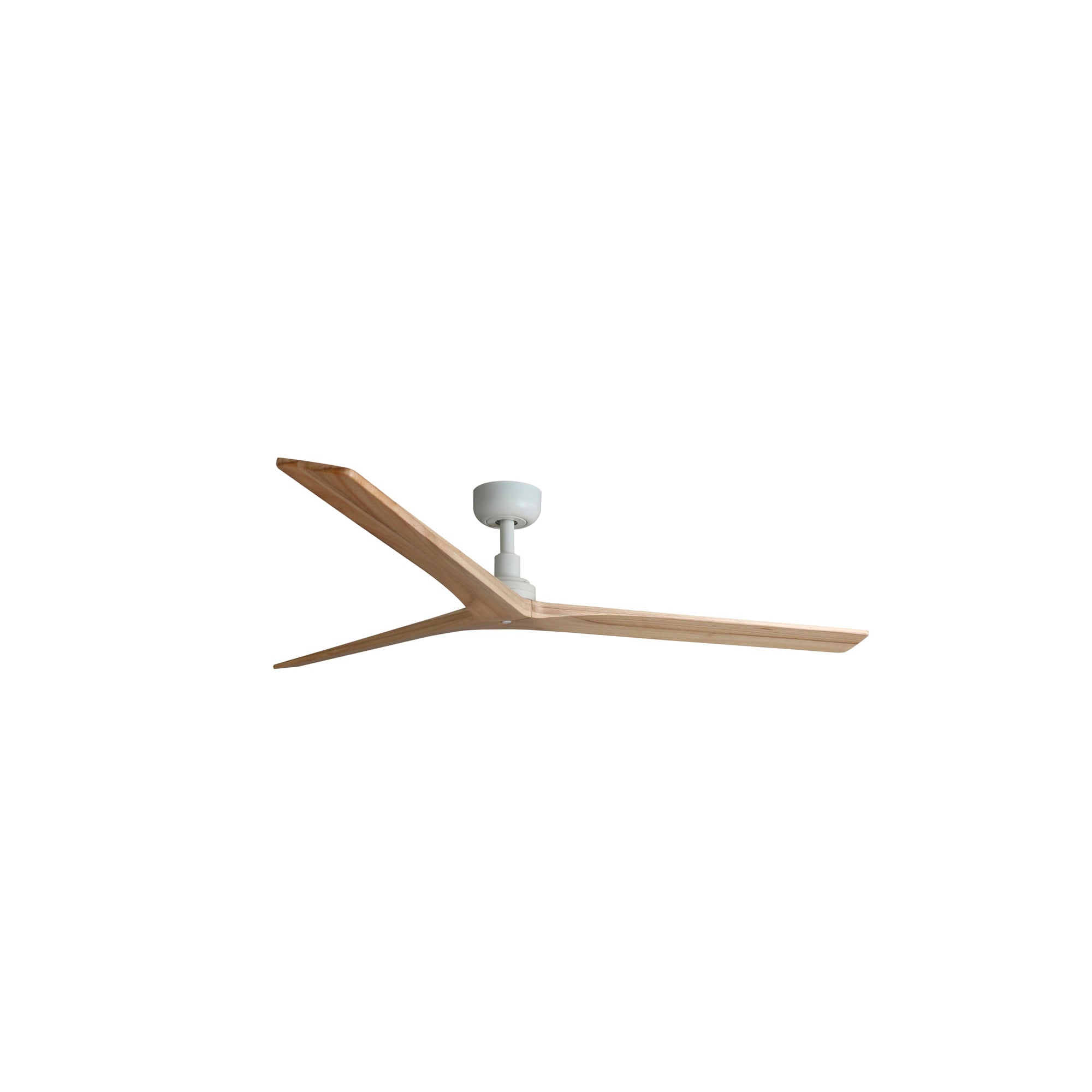 Klim 150cm Ceiling Fan / White with Pine / Timber Blades